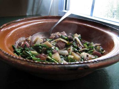Beans and Greens, Dandelion Style – Rancho Gordo