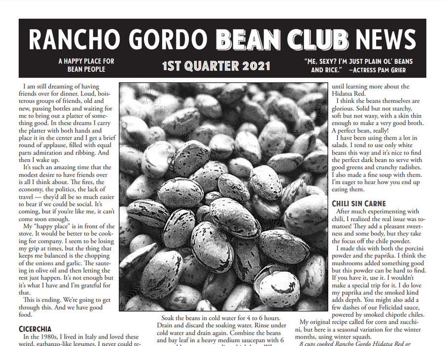 Bean Club Archive – Rancho Gordo