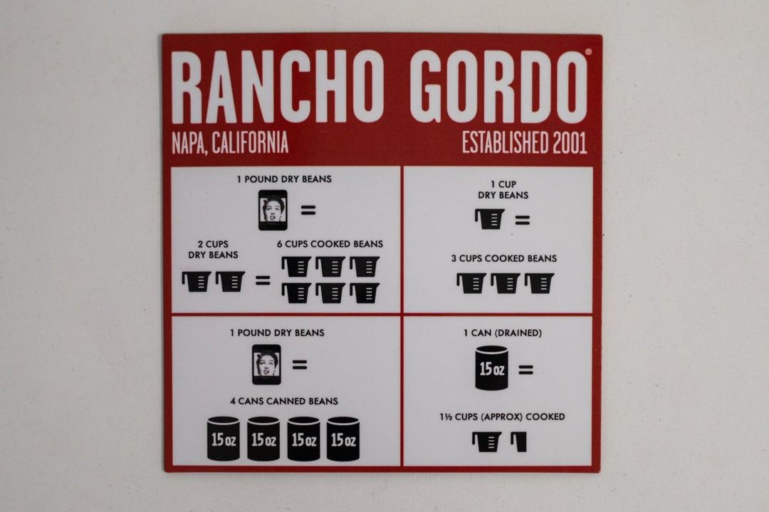 Bean Facts Magnet – Rancho Gordo